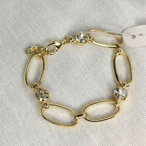 Sorrelli | Jewelry | Sorrelli Bracelet Gold Plated Chain Link ...